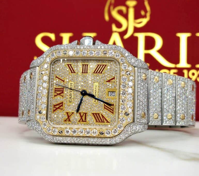 20 Photos of Iced Out Cartier Watches • Petite in Paris
