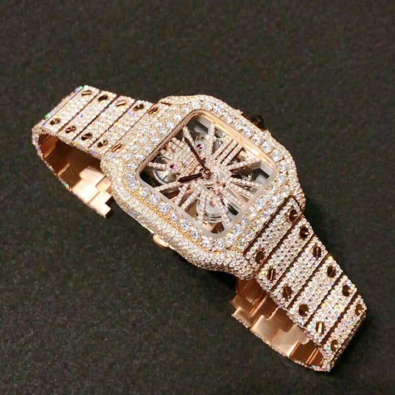 20 Photos of Iced Out Cartier Watches • Petite in Paris