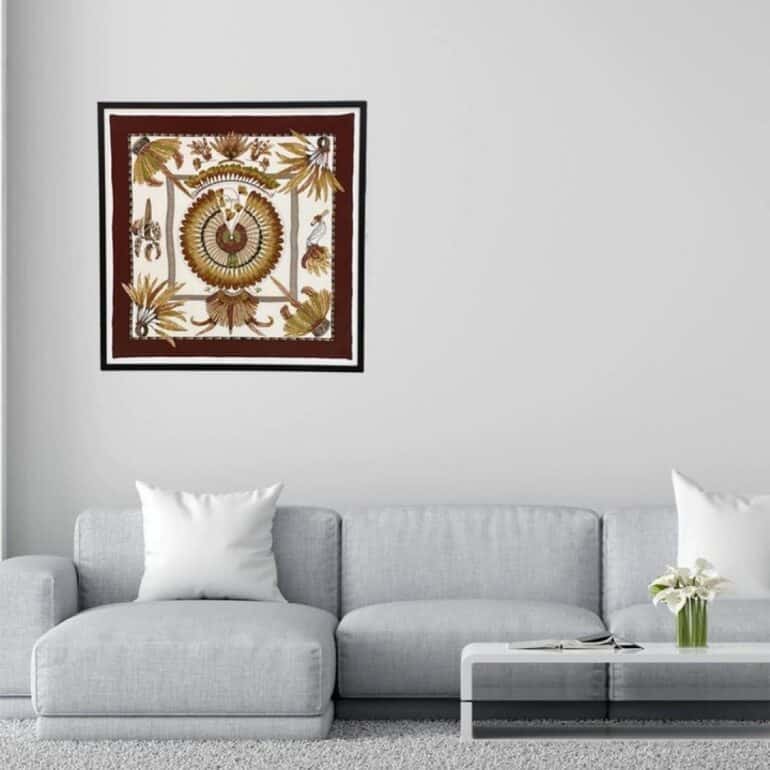 15 Framed Hermes Scarf ideas For Your Home • Petite in Paris