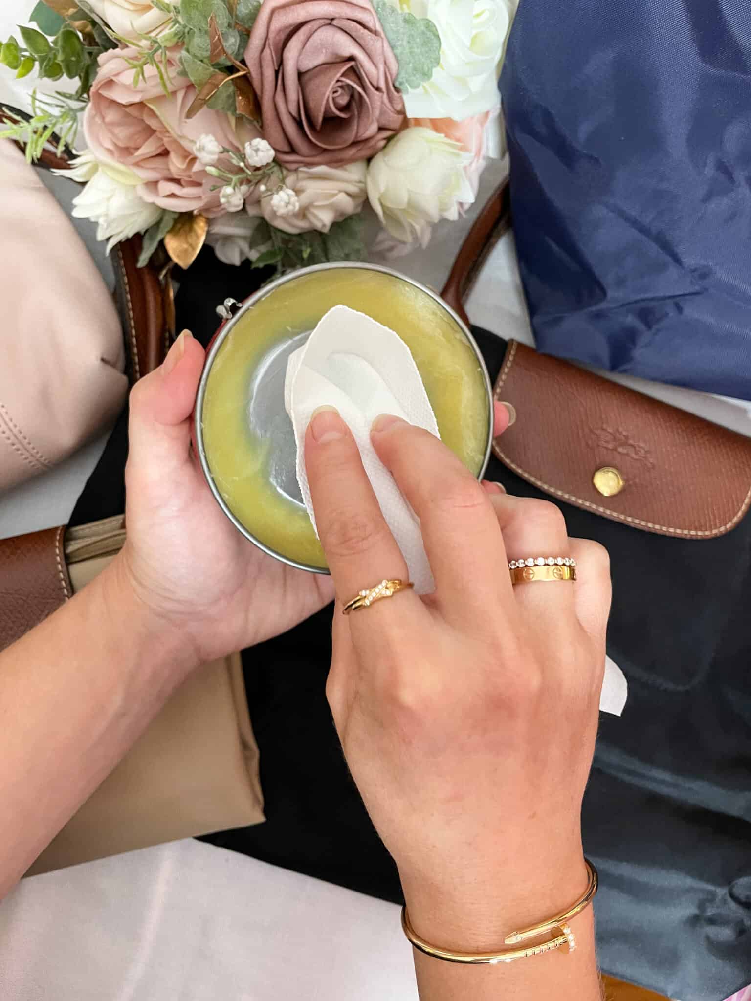 How to Clean your Longchamp Bag • Petite in Paris