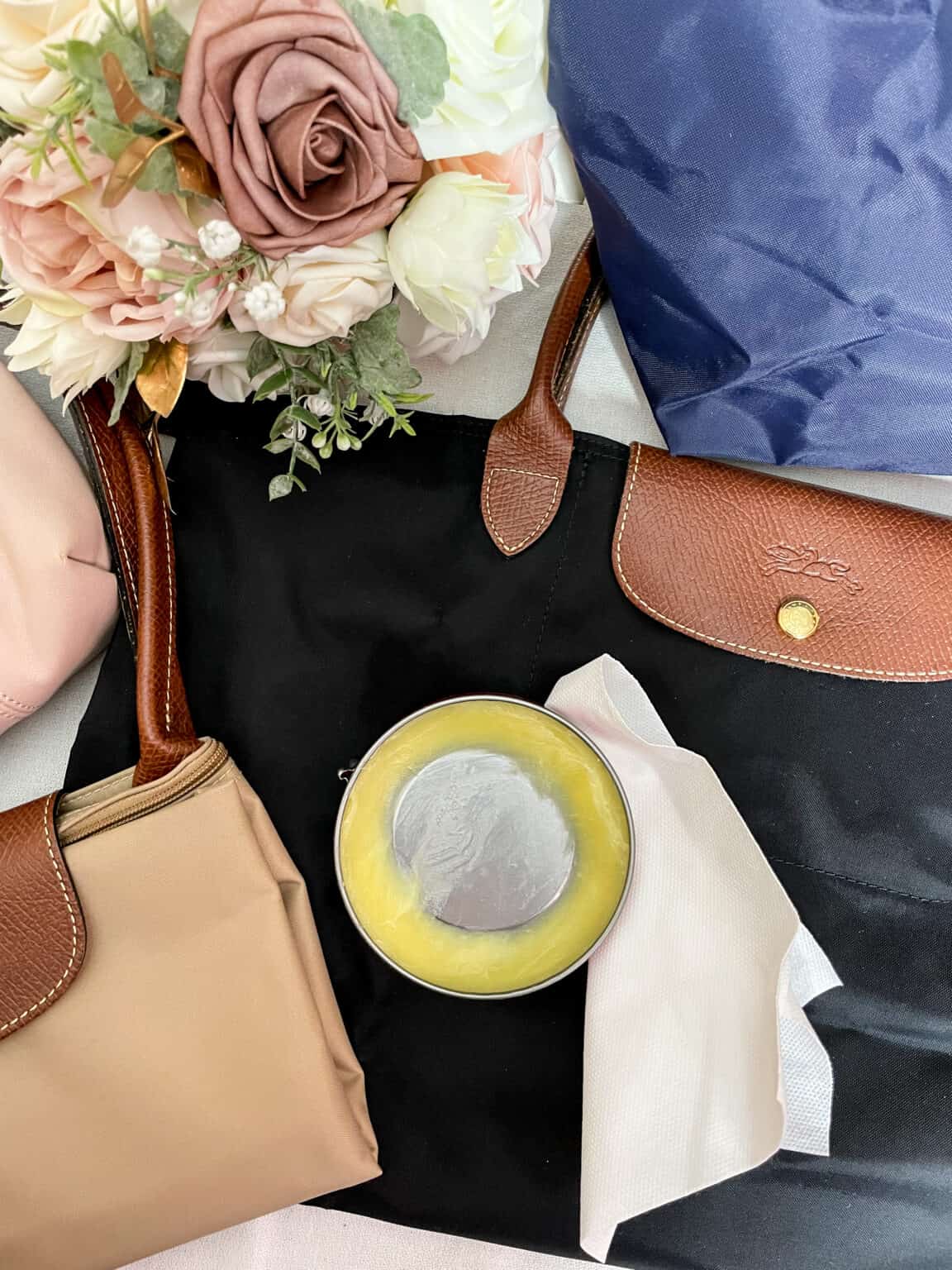 How to Clean your Longchamp Bag • Petite in Paris