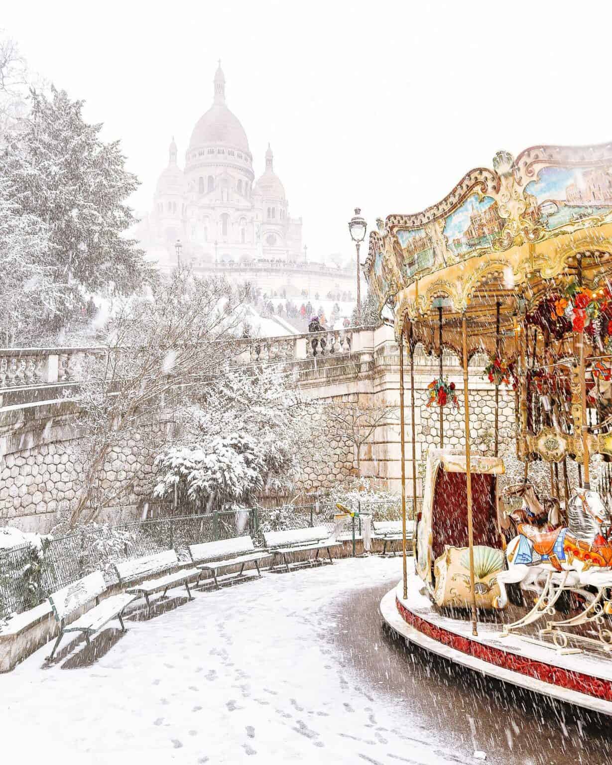 26 Photos of Snow in Paris • Petite in Paris