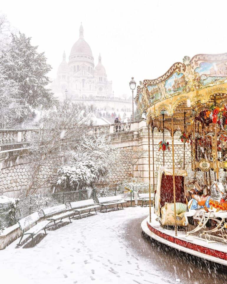 26 Photos of Snow in Paris • Petite in Paris