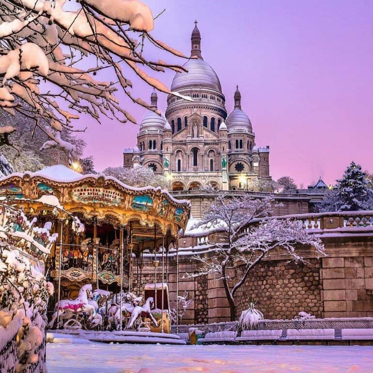 26 Photos of Snow in Paris • Petite in Paris