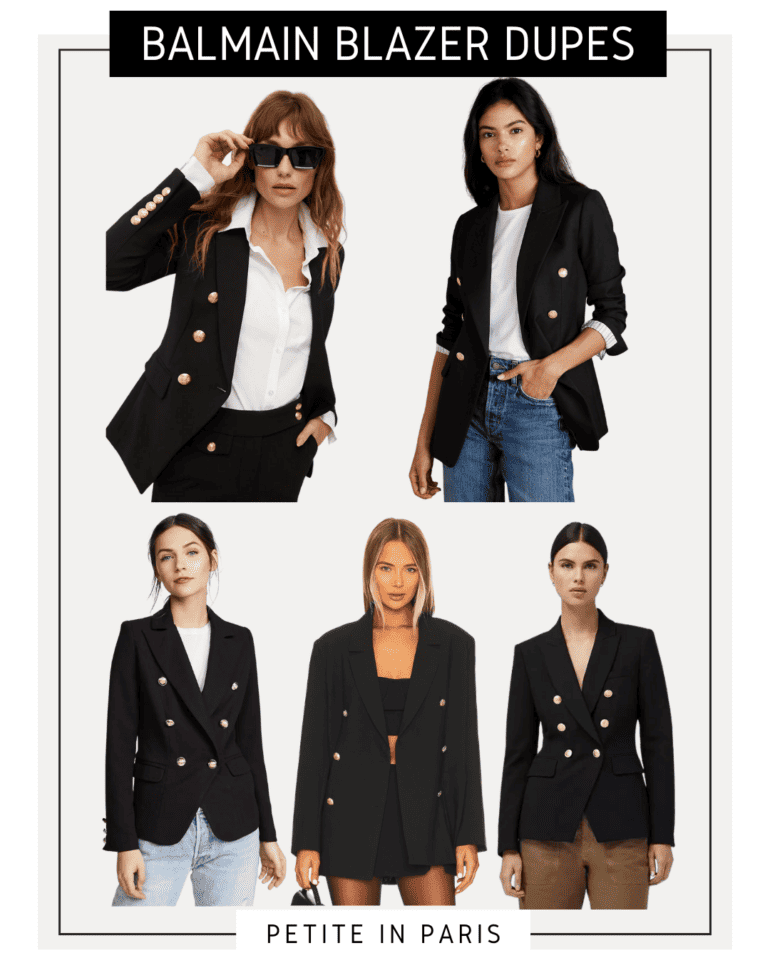 7 Balmain Blazer Alternatives That Won't Break the Bank • Petite in Paris