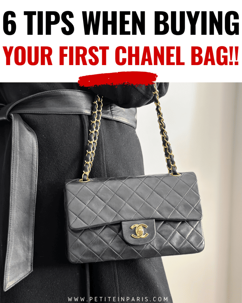 6 Tips When Buying your First Chanel handbag • Petite in Paris